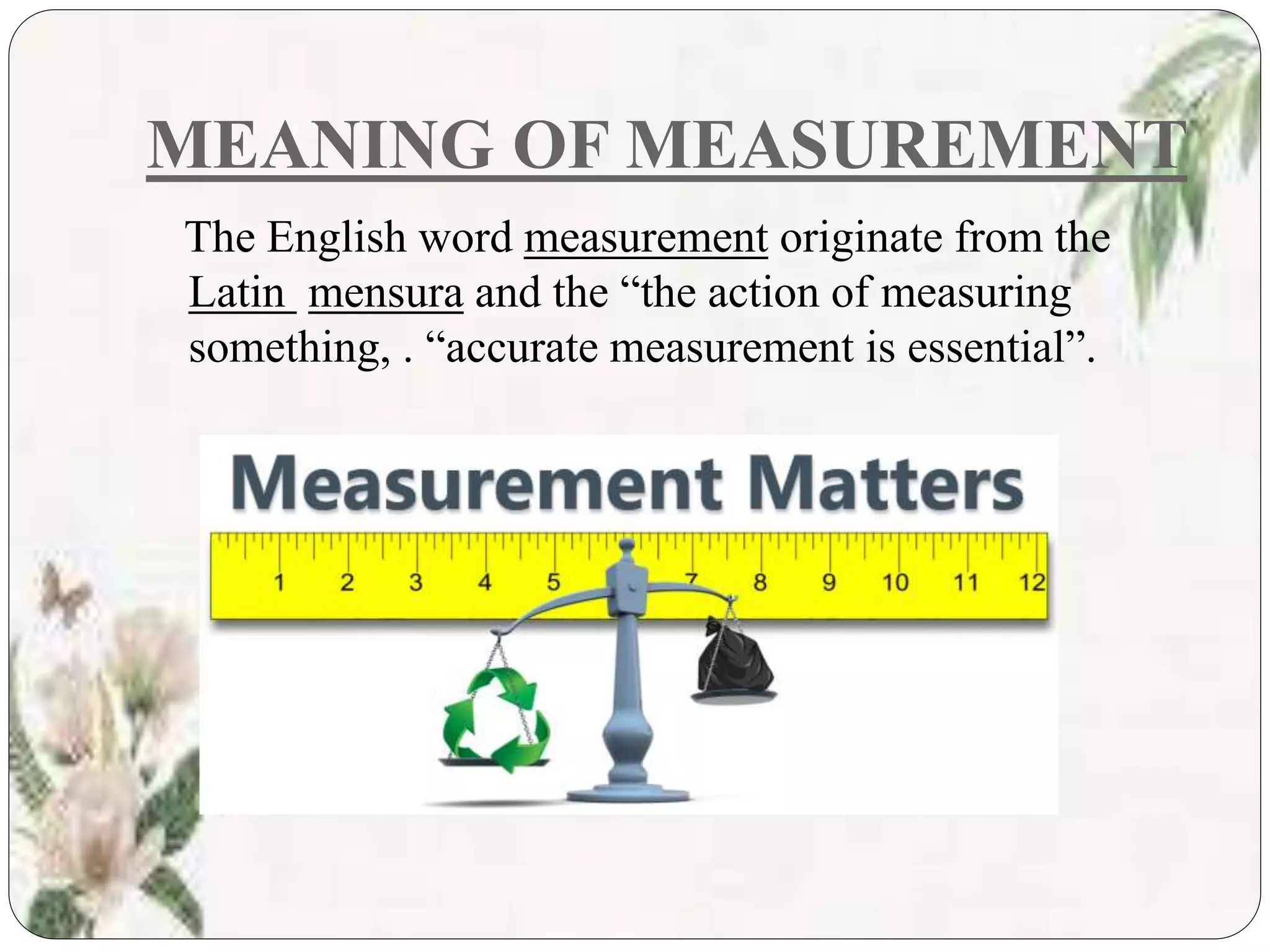 Measurement and evaluation | PPTX