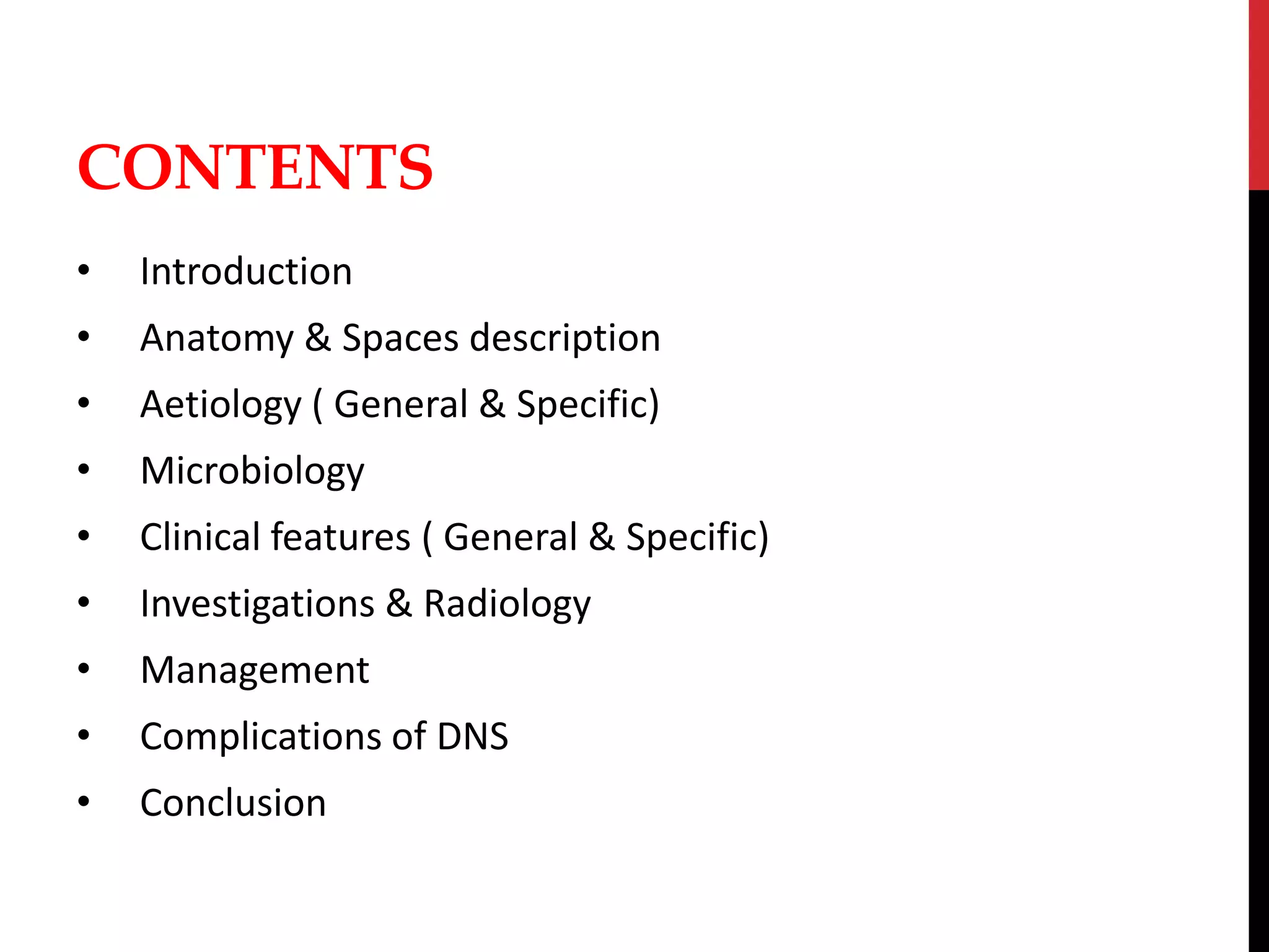 Deep space infections of Head and Neck | PPTX