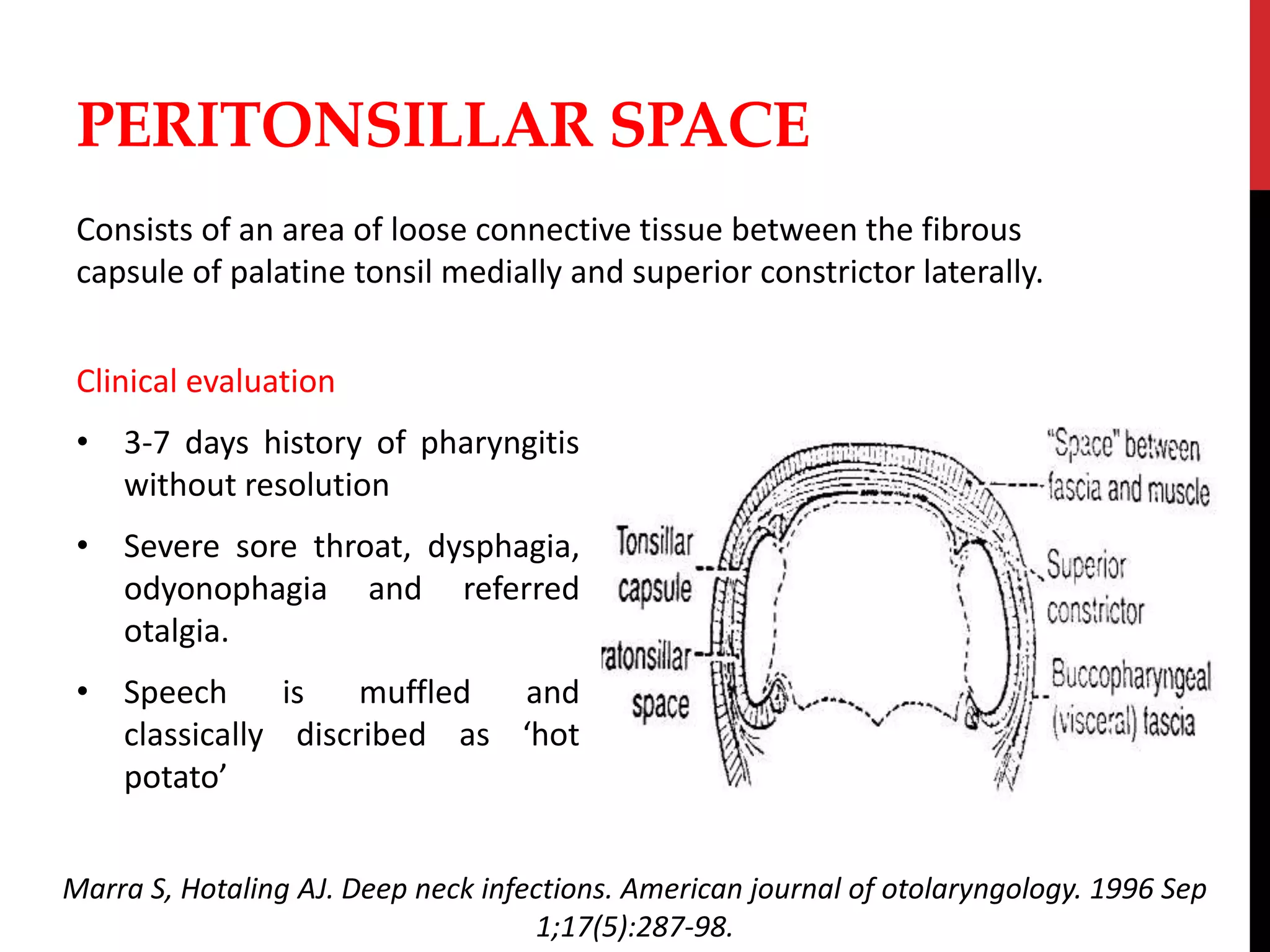Deep space infections of Head and Neck | PPTX