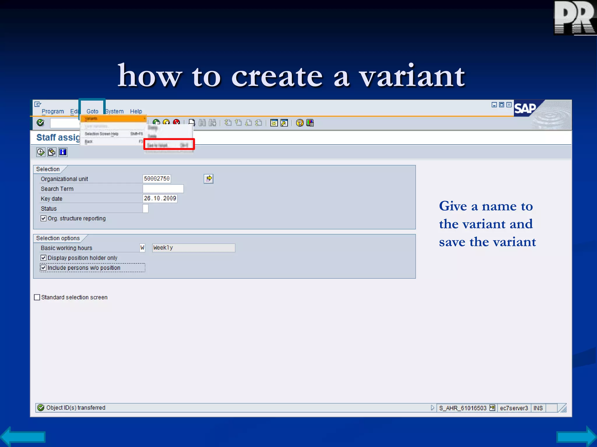 Sap navigation | PPTX