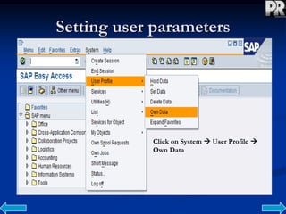 Sap navigation | PPTX