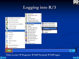 Sap navigation | PPTX