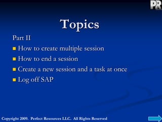 Sap navigation | PPTX