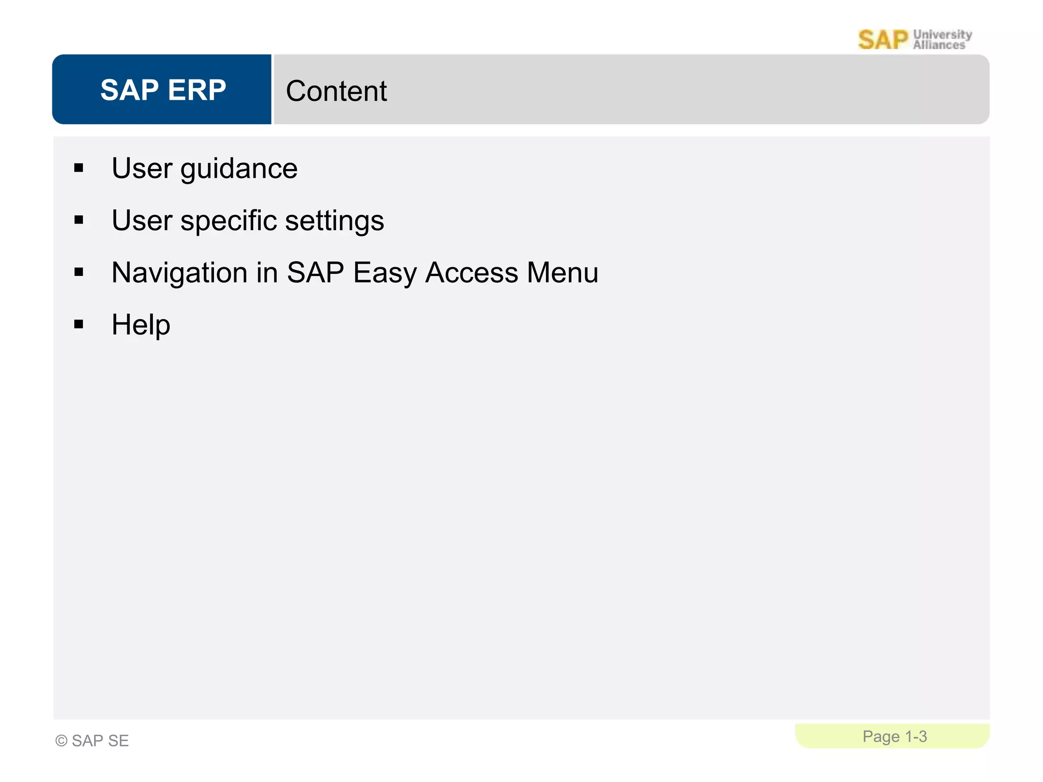 SAP ERP Navigation | PPT