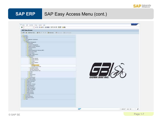 SAP ERP Navigation | PPT