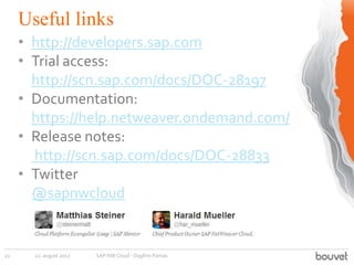 SAP NetWeaver Cloud | PPT