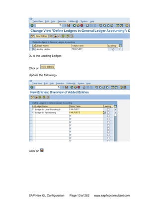 Sap new gl configuration | PDF