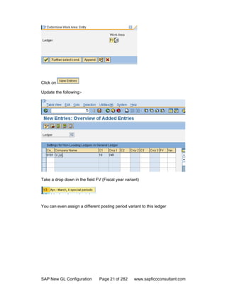 Sap new gl configuration | PDF