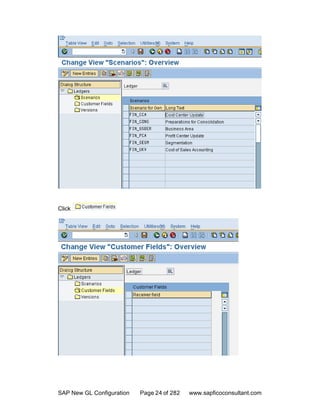 Sap new gl configuration | PDF