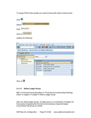 Sap new gl configuration | PDF