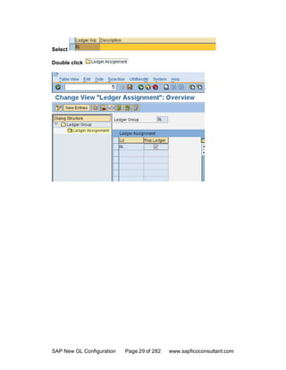 Sap new gl configuration | PDF