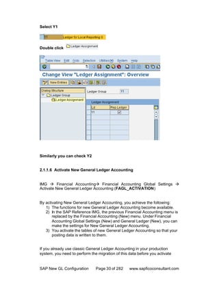 Sap new gl configuration | PDF