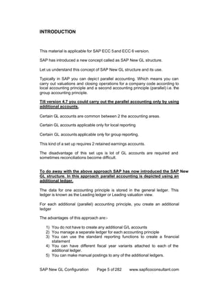Sap new gl configuration | PDF