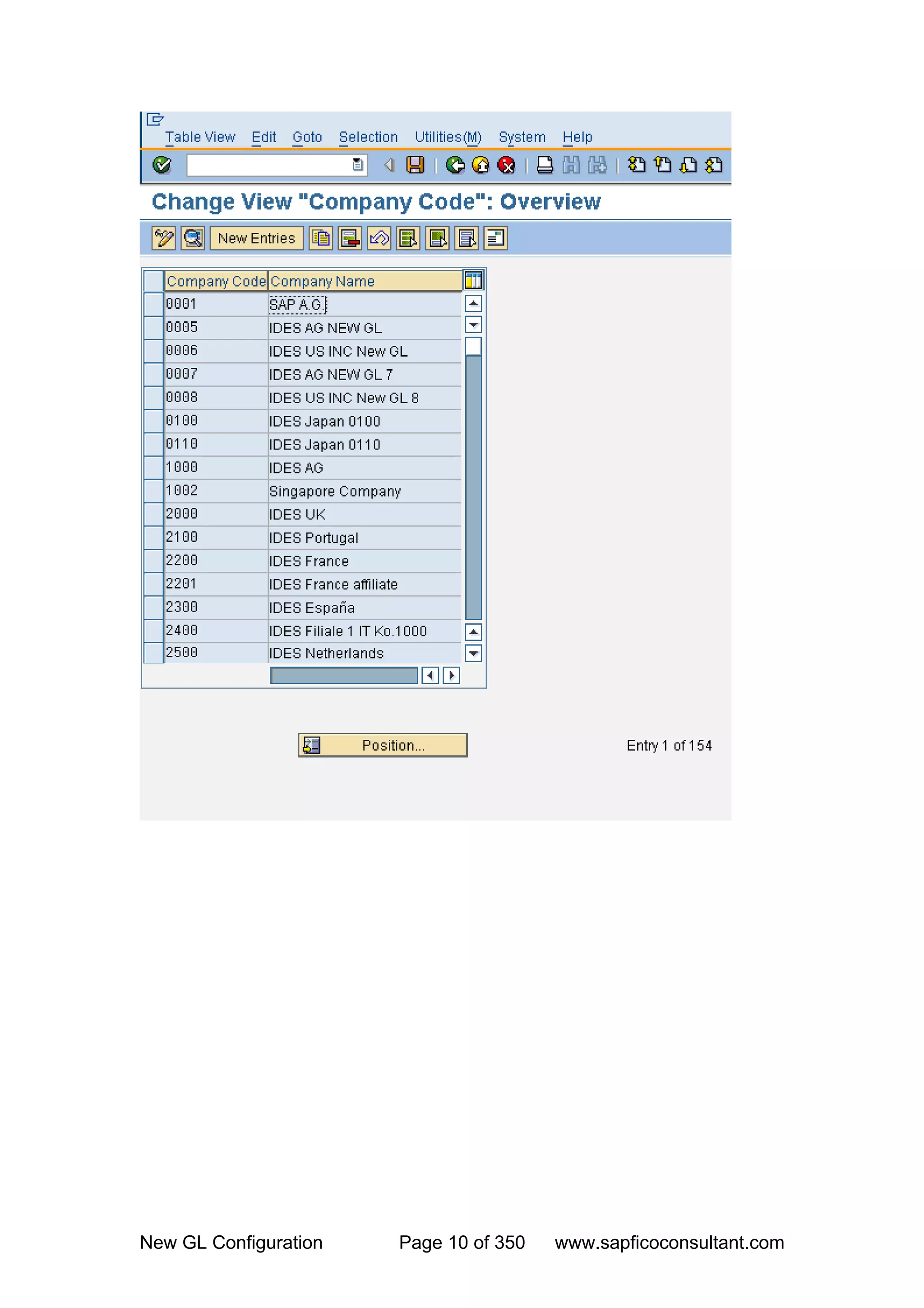 Sap new gl configuration | PDF
