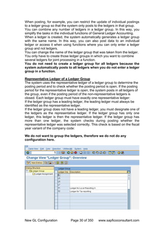 Sap new gl configuration | PDF