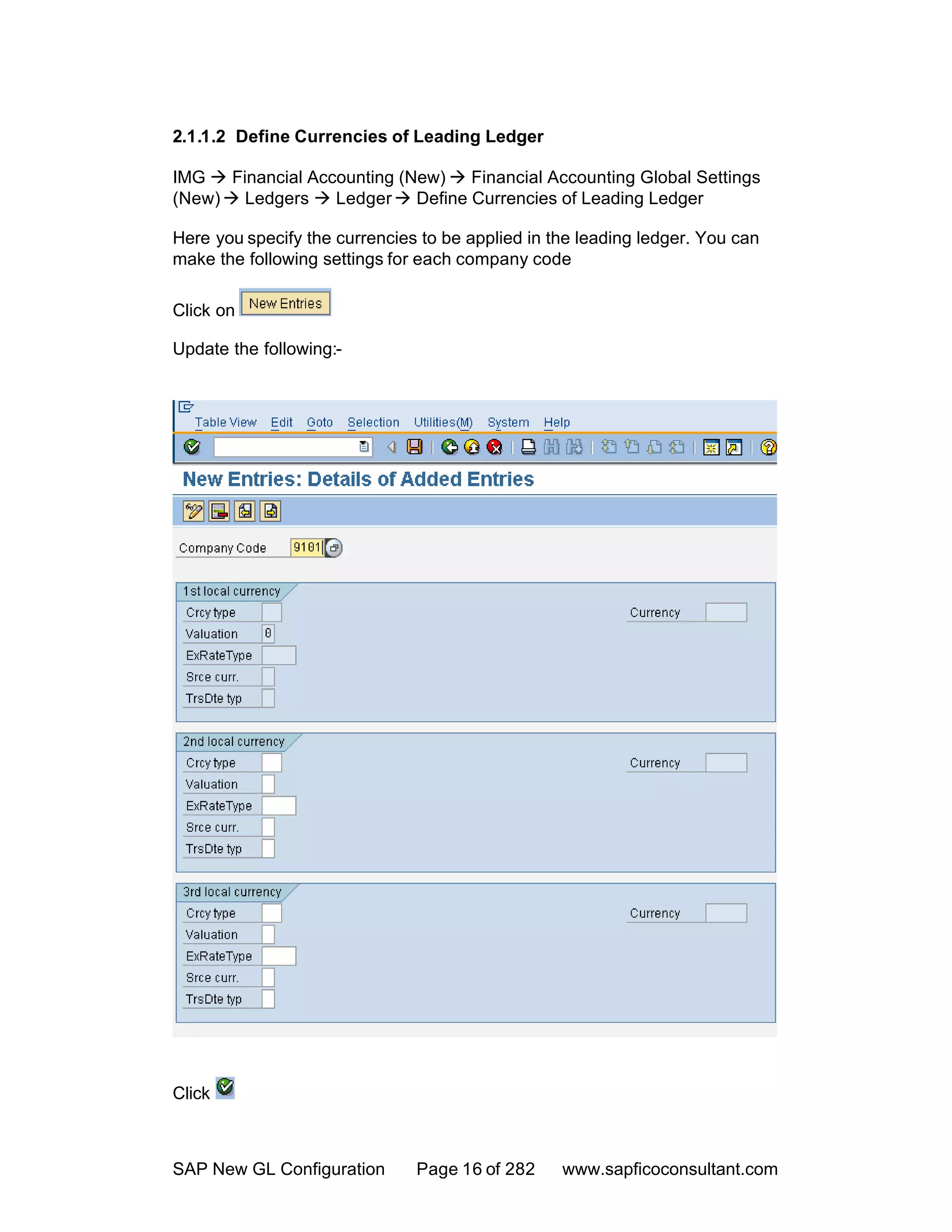 Sap new gl configuration how can you do in ecc | PDF