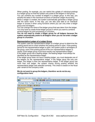 Sap new gl configuration how can you do in ecc | PDF