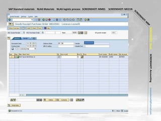 SAP – Non Stock Materials (NLAG) | PPTX