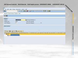 SAP – Non Stock Materials (NLAG) | PPTX