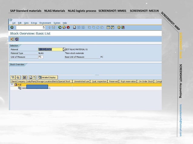 SAP – Non Stock Materials (NLAG) | PPTX | Logistics | Business