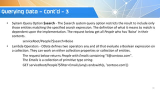 SAP ODATA Overview & Guidelines | PDF | Web Development | Internet
