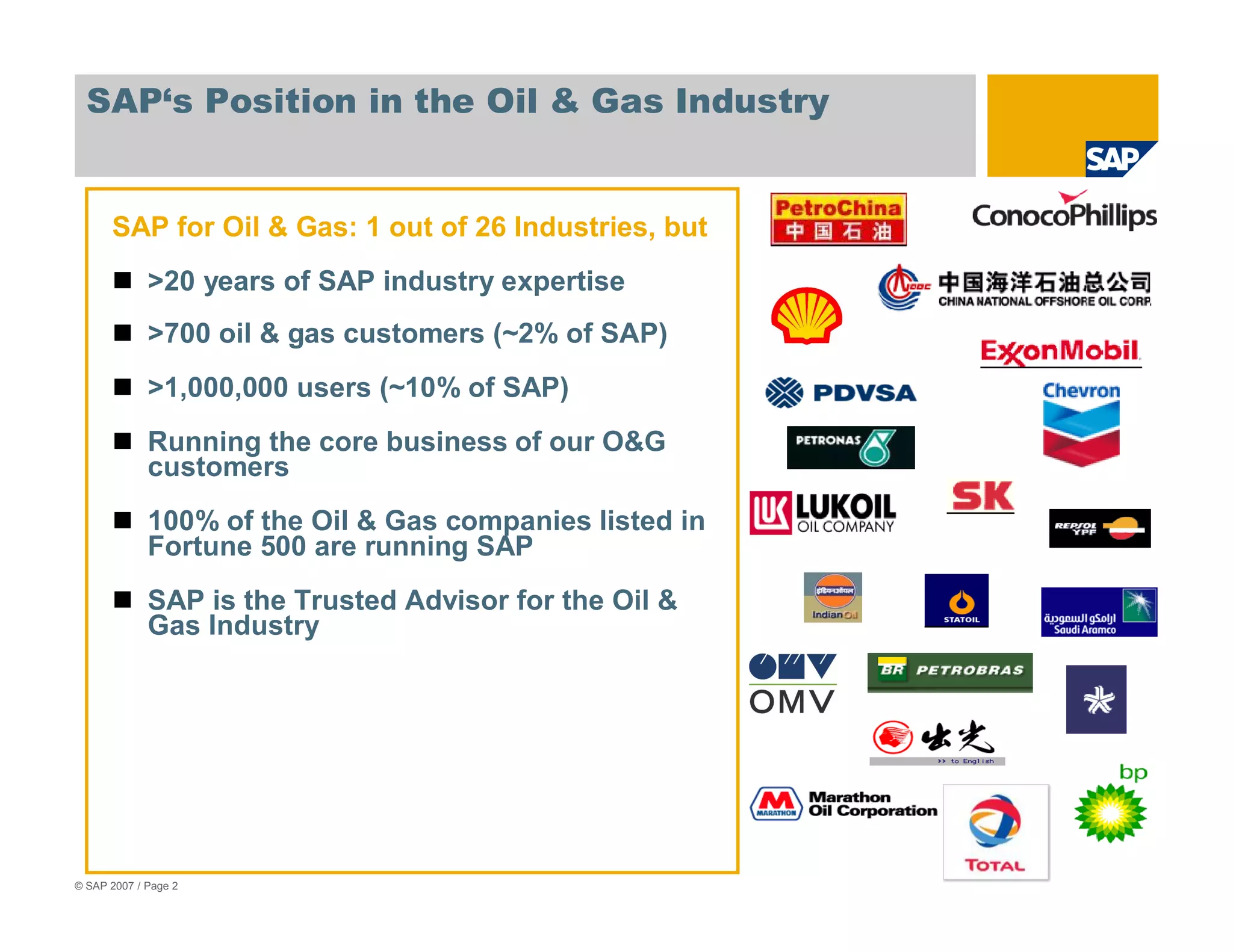 Sap oil gas strategy eng April 2008 | PDF