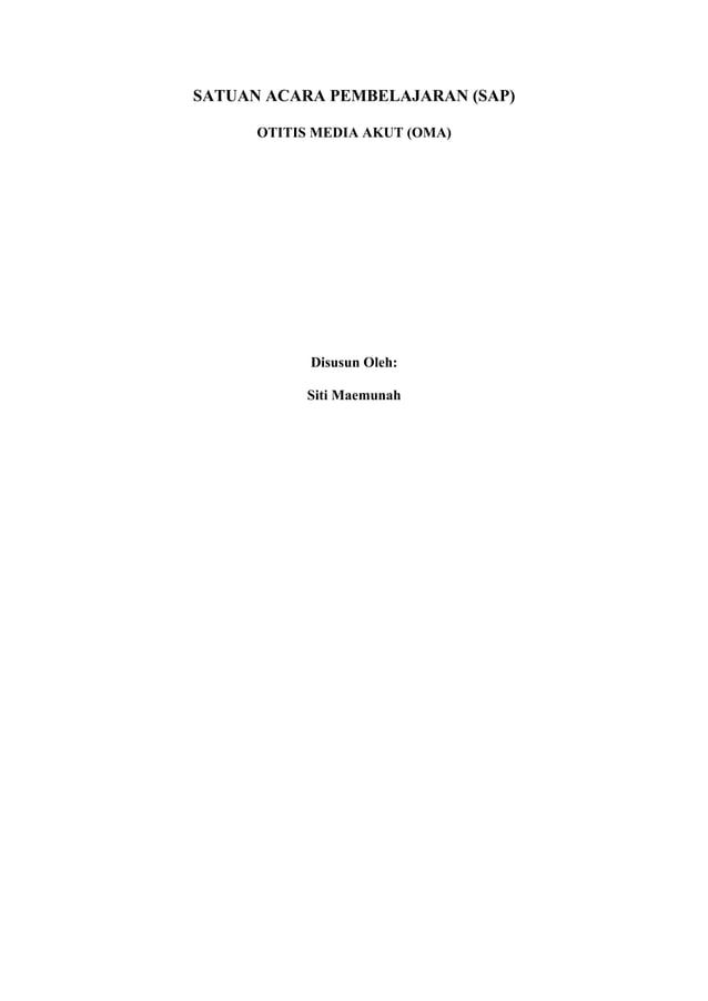 Satuan Acara Pembelajaran Otitis Media Akut.docx