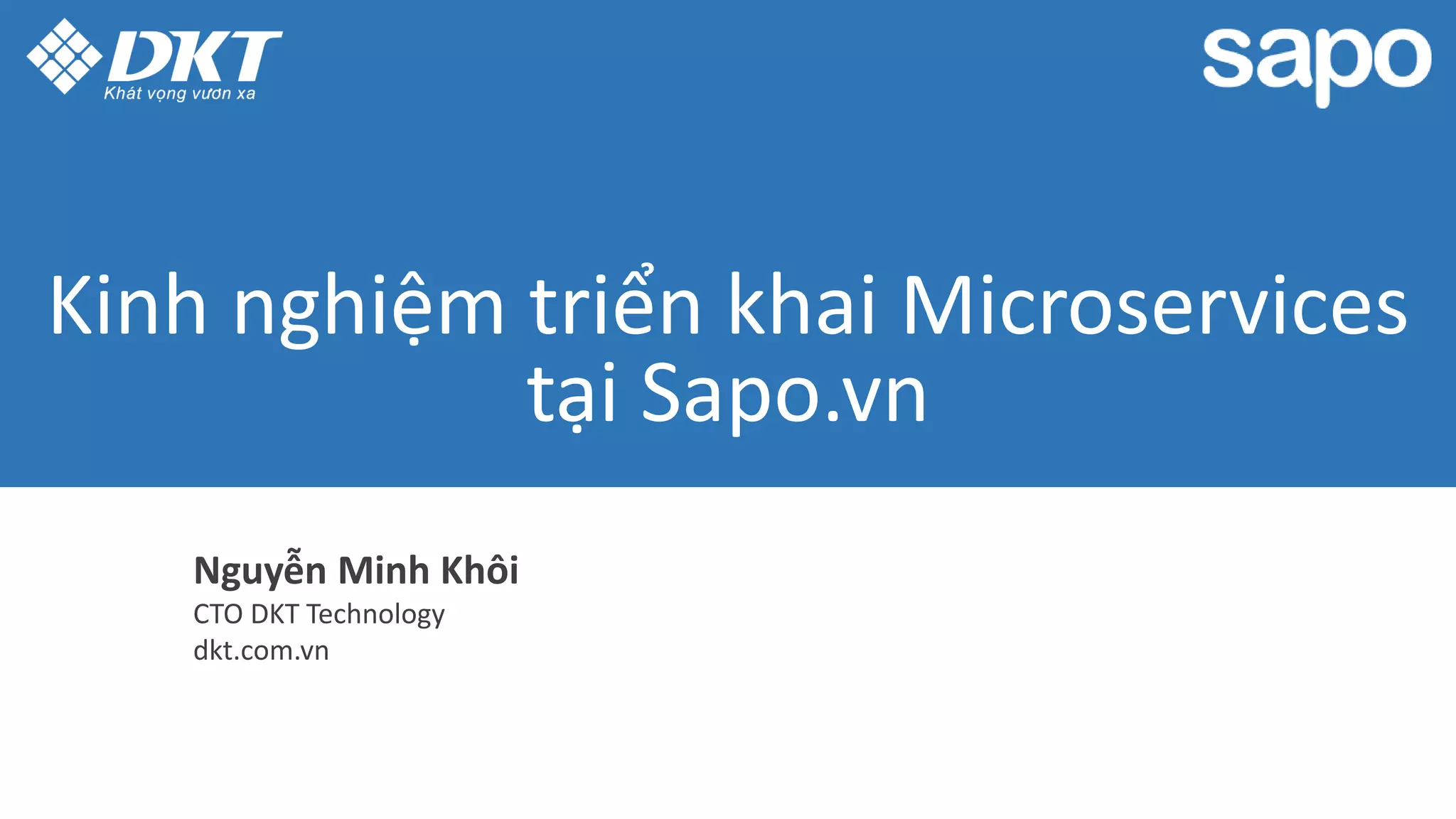 Sapo Microservices Architecture | PDF