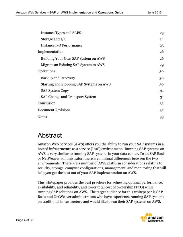 Sap on aws_implementation_guide | PDF