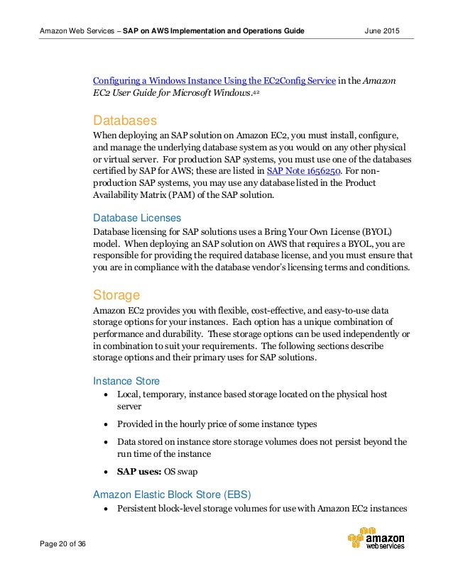 Sap on aws_implementation_guide
