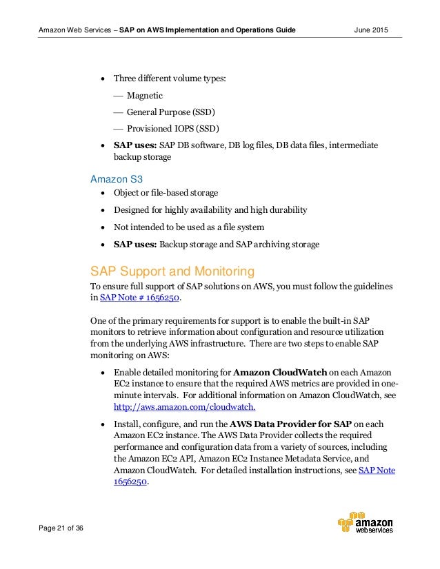 Sap on aws_implementation_guide