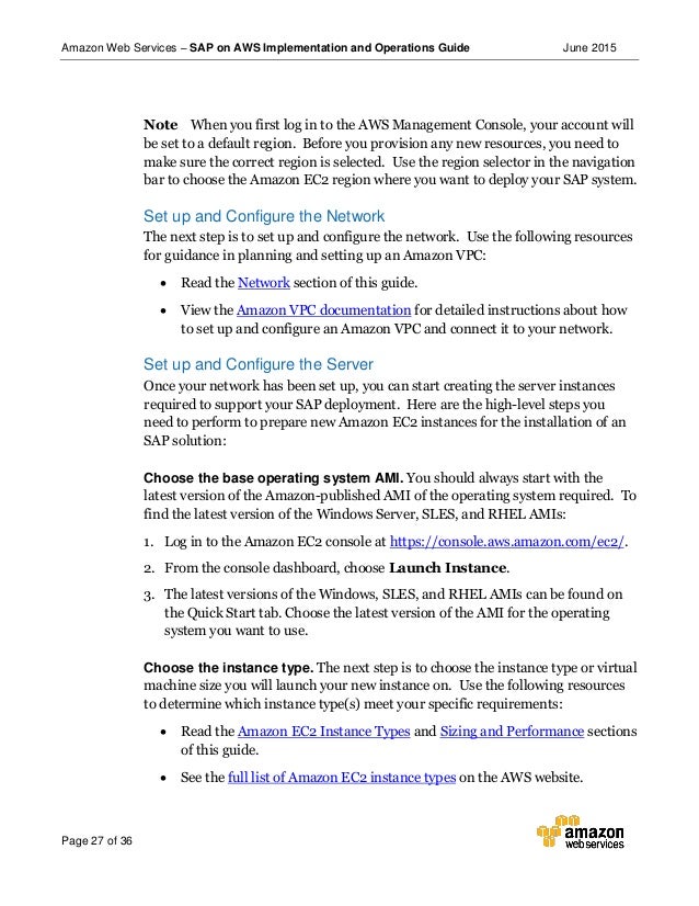 Sap on aws_implementation_guide