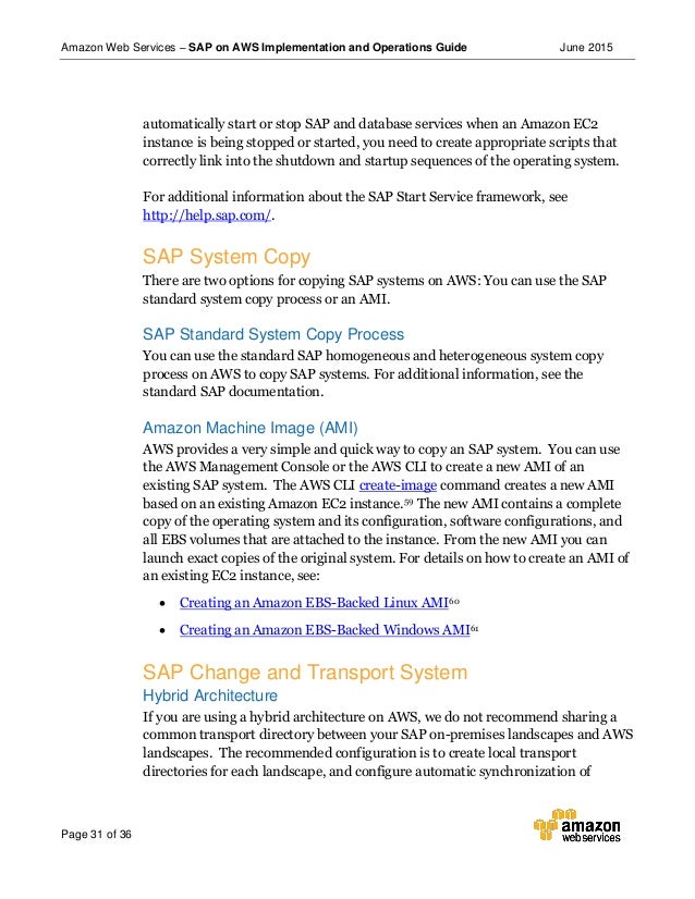 Sap on aws_implementation_guide