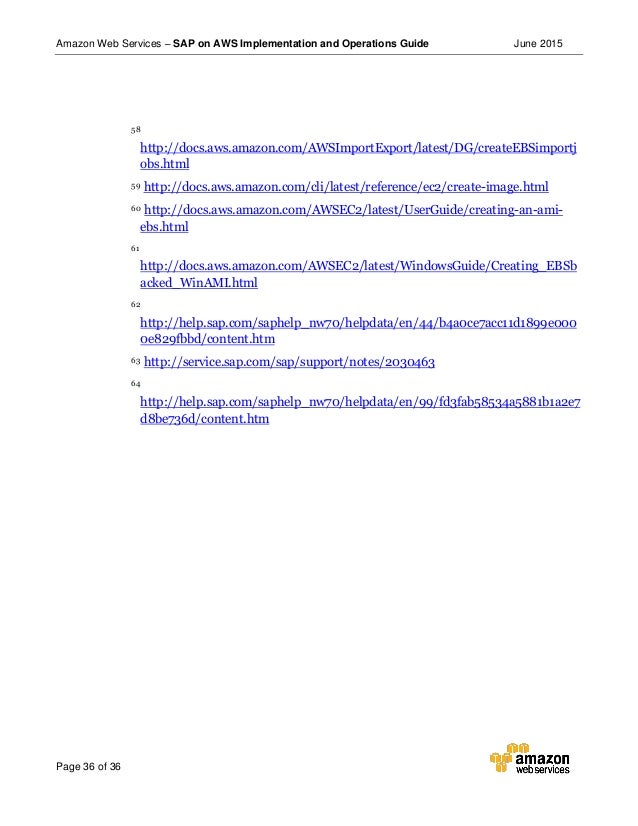 Sap on aws_implementation_guide