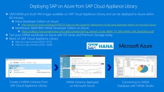 Sap on azure airlift architecture (2) | PPTX | Cloud Computing | Internet