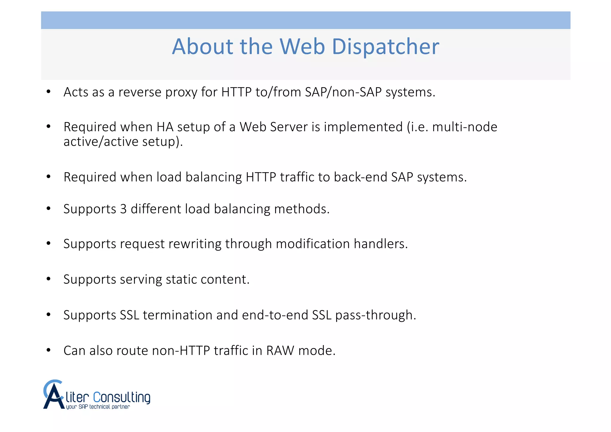 SAP on Azure Web Dispatcher High Availability | PDF