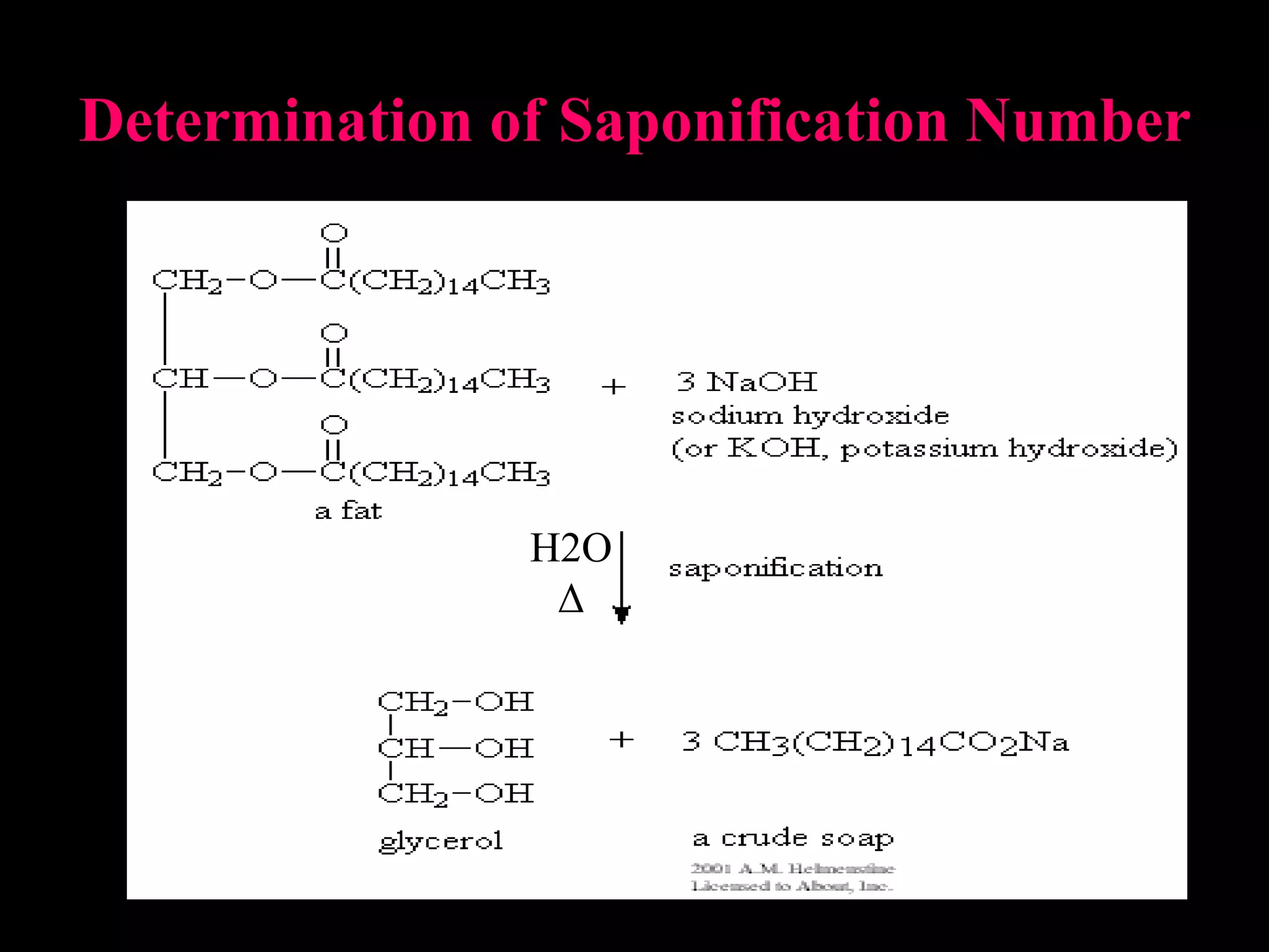 Saponification number.ppt | Free Download