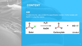 Saponification reaction in pfr, ankit (18112008)... | PPTX