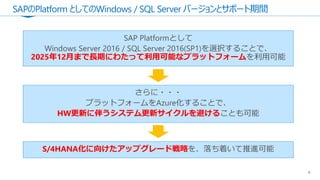 今だからこそ考えるSAP on SQL Server | PDF