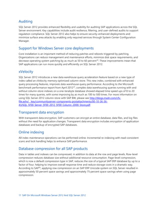 Sap on windows_server_2012_and_sql_server_2012_white_paper_final | PDF
