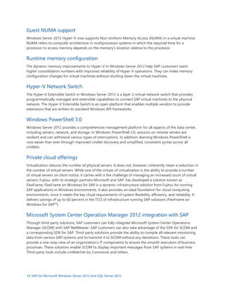 Sap on windows_server_2012_and_sql_server_2012_white_paper_final | PDF
