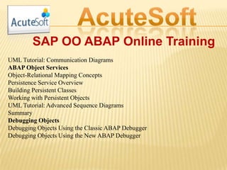 SAP OO ABAP ONLINE TRAINING | PPSX