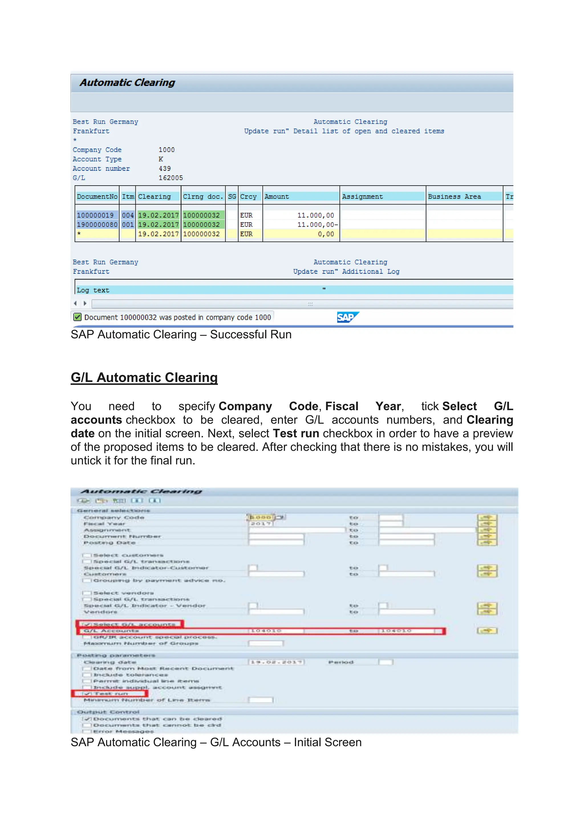 SAP OPEN ITEM CLEARING PROCESS USEFUL FOR END USERS | DOCX