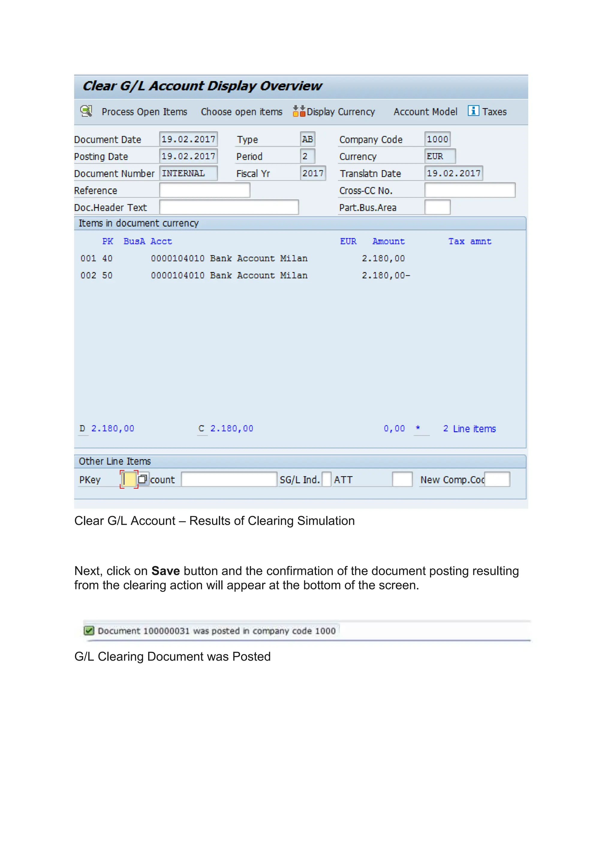 SAP OPEN ITEM CLEARING PROCESS USEFUL FOR END USERS | DOCX