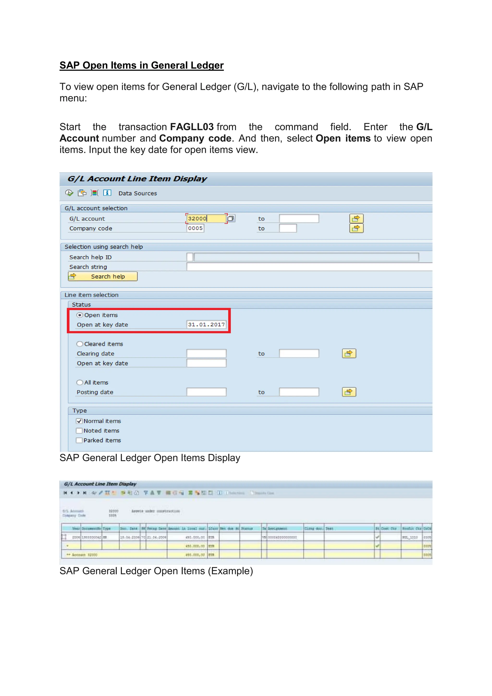 Sap Open Item Clearing Process Useful For End Users Docx