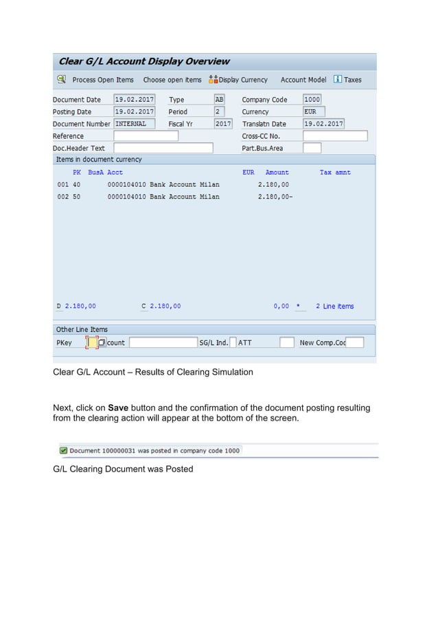 SAP OPEN ITEM CLEARING PROCESS USEFUL FOR END USERS | DOCX | Credit Cards | Personal Debt