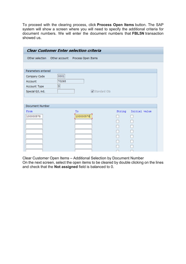 SAP OPEN ITEM CLEARING PROCESS USEFUL FOR END USERS | DOCX | Credit Cards | Personal Debt