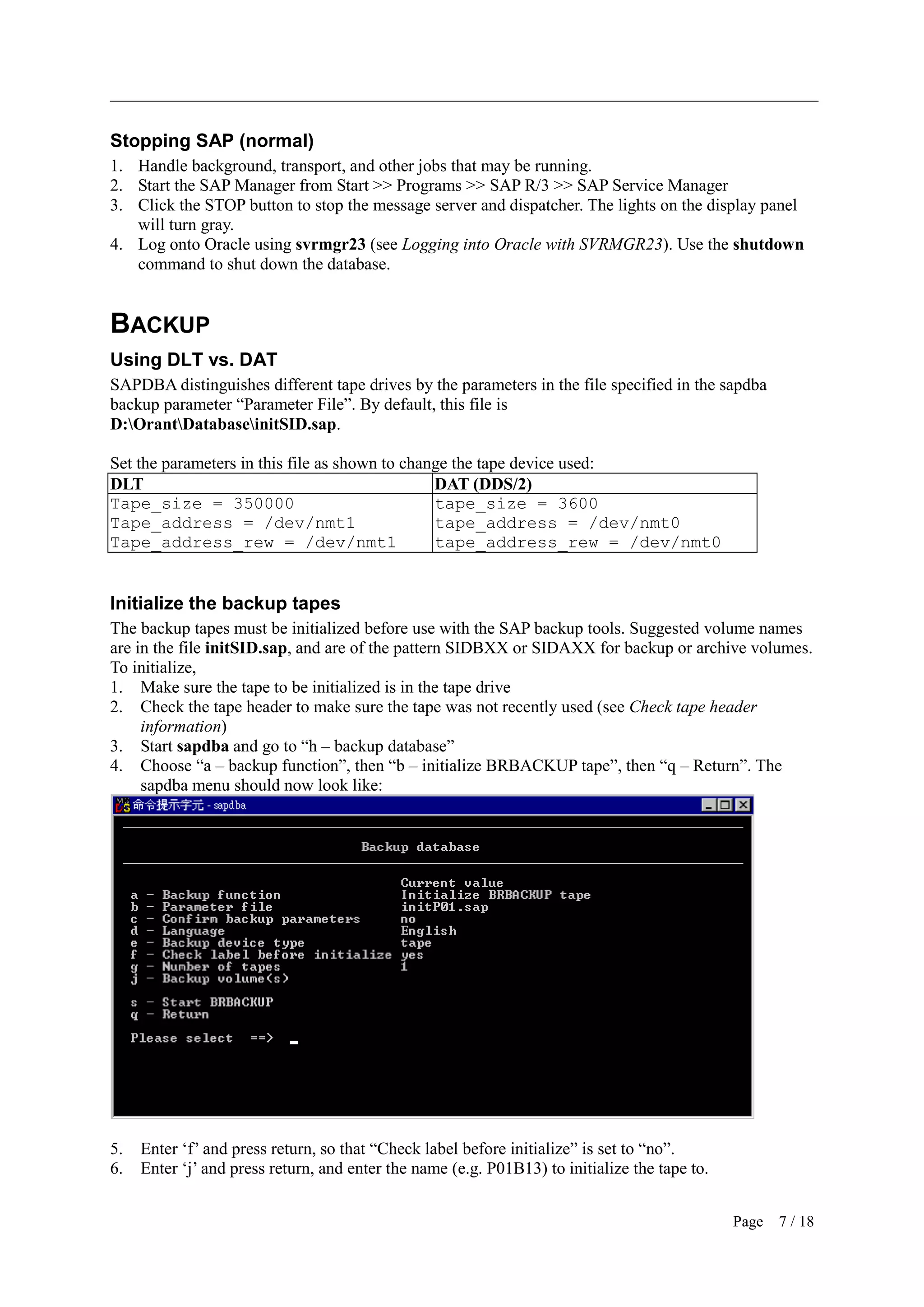 Sap operating manualornt | DOC