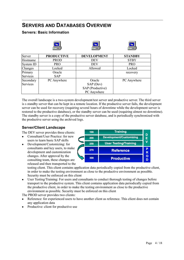 Sap operating manualornt | DOC | Operating Systems | Computer Software and Applications