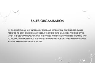 Sap organisation structure business view | PDF